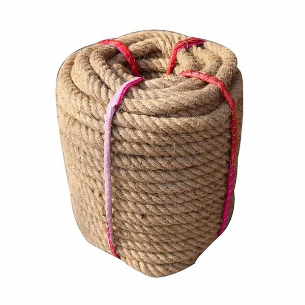 ILLIDAN 麻縄 麻ロープ 麻ひも 直径2mm-30mm 長さ5M/10M/20M/50M/100M あさひも ジュートロープ 太い キャットタワーの補修 麻縄天然サイザル麻 麻紐 園芸 梱包 手作り 猫爪とぎ修理などに (26mm/5...