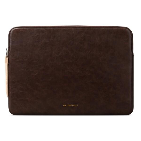 Comfyable Leather Laptop Sleeve Compatible with 16 Inch MacBook Pro M4 2024 &amp; 15 Inch MacBook Air M4 M3 M2 2025, Bri...