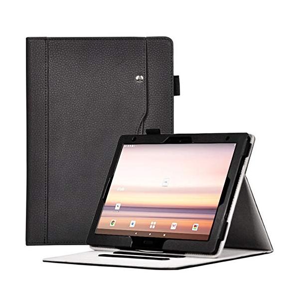 Docomo D-42A/D-41A Tablet protective case with bracket function card storage PU leather shock absorber can store touch p...