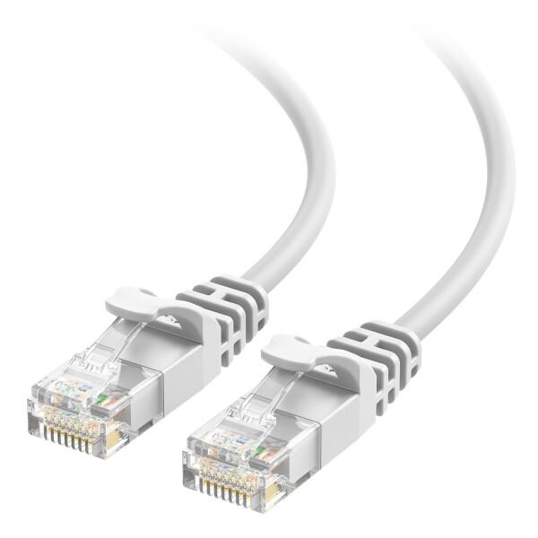 Cable Matters 10Gbps Cat 6 LANケーブル - 10.7m、超スリムLANケーブル高速、白、28AWGイーサネットコード商品コード：49081117373型番：160019-WHT-35サイズ：10.7mカラー：ホ...
