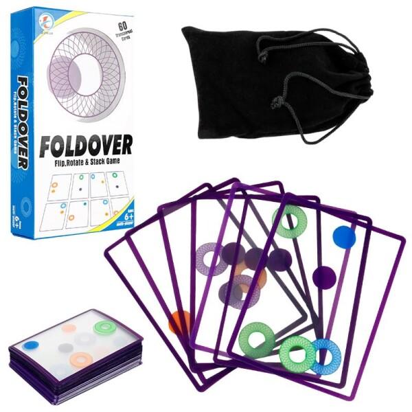 SOCONICA FOLDOVER カードゲーム 透明カード 知育玩具 脳トレ パズル テーブルゲーム 家族 対戦 子供 大人 6歳以上商品コード：49081117737型番：FO-01【FOLDOVERとは?】 透明カードを2枚以上重ね、...