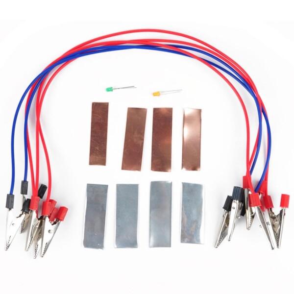 フルーツ電池実験 電力発電実験 電気回路実験キット果物電池用 電気実験おもちゃサイエンス実験 学生 教師 実験用玩具 回路実験キット商品コード：49081117995型番：HANGXIN-062サイズ：丈3cmx幅1cm(1枚組)カラー：ブ...