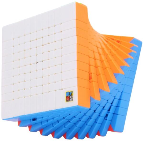 Bucubke Meilong 10x10ステッカーレスマジックキューブ教室パズルマジックキューブMoFang JiaoShi 84mm MFJS MEILONG 10x10x10パズルキューブおもちゃ商品コード：49081118221型番...