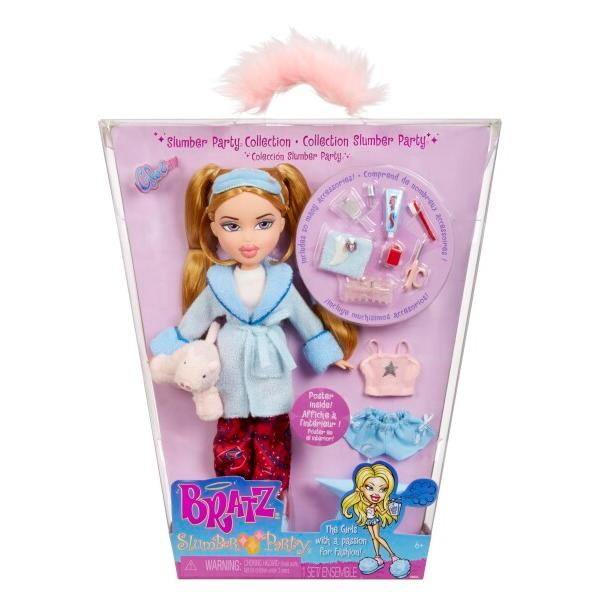 Bratz Slumber Party - Cloe Fashion Doll - With 2 Sets of Pyjamas, Plush Animal and Accessories - Suitable for Kids and C...
