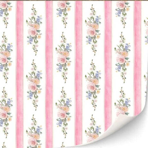 ドールハウス用粘着壁紙 3枚 スケール1:12 モダン壁紙 アールデコ壁紙 アールデコ壁紙 (フラワーブーケ)商品コード：49081118898型番：00003サイズ：297 x 210 mm (8.2 x 11.6 inches)カラー：...