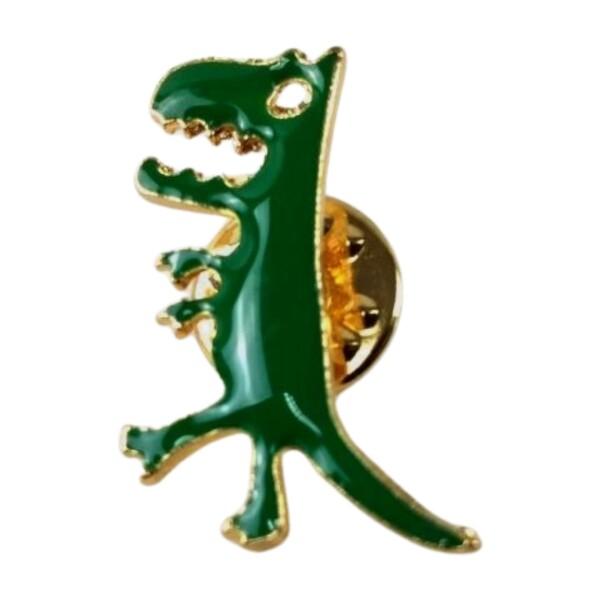 (F NODE) 恐竜 ピンバッジ T-REX かわいい 合金製 バッジ おしゃれ 恐竜グッズ コレクション 誕生日 子供 大人 3cm商品コード：49081119011サイズ：小型カラー：グリーン恐竜好き必見!個性を演出するピンバッジ。T...