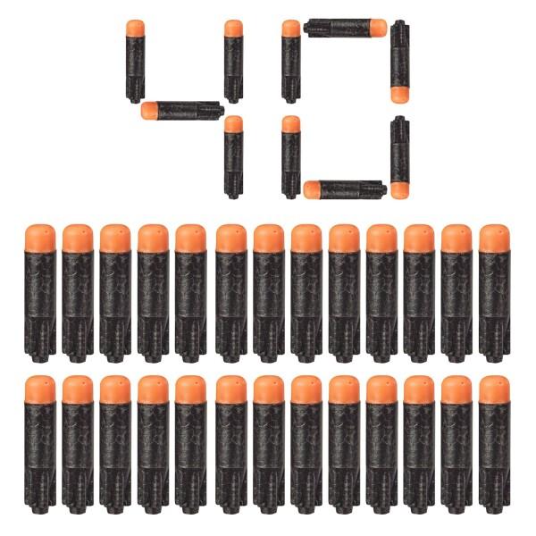 WALWAL 40本入りダーツ用フォーム弾リフィルパック、ナーフウルトラブラスターシリーズ対応、安全なフォーム弾で子供から大人まで楽しめます商品コード：49081119241型番：WALZR40-Bカラー：ブラック正確性を追求した精密設計:...