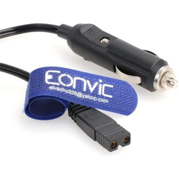 Eonvic 12V DC 2ピン リードケーブル プラグワイヤー カークーラー用 クールボックス ミニ冷蔵庫用 (3M)商品コード：49081119582型番：12v-1サイズ：3Mカラー：ブラックこれは、カーフリーザー冷蔵庫に使用される...