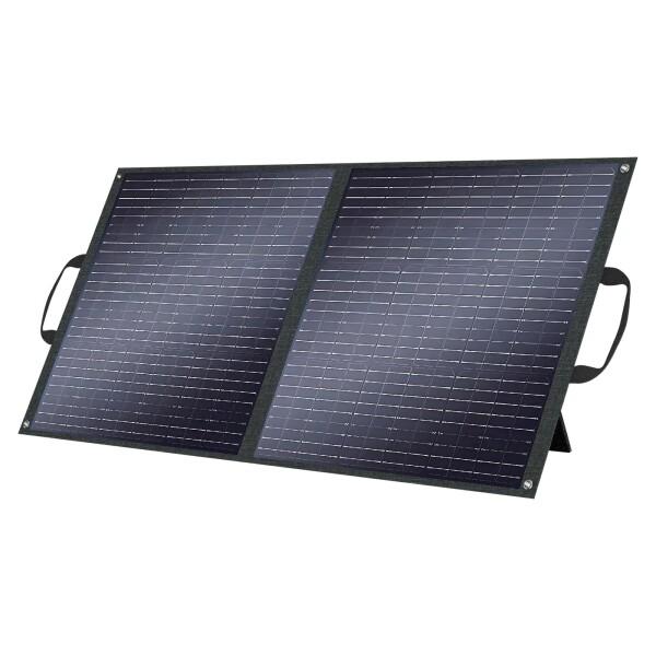IEE ソーラーパネル 100W ソーラーチャージャー 折り畳み式 単結晶 23%高効率（直列＆並列接続可）防水防塵 スマホ/ポータブル電源 ソーラー充電器 薄型 軽量 コンパクト キャンプ アウトドア 停電防災グッズ商品コード：49081...