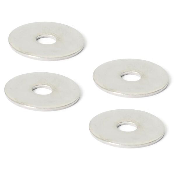 Increased Fire ワッシャー M6 外径25mm, 厚み1.5mm 4個入り ステンレス 大ワッシャー商品コード：49081119852型番：LIAO-103-M6x25x1-5サイズ - 内径:6 mm(M6)、外径:25 m...