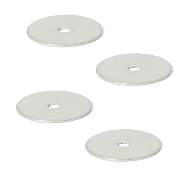 Increased Fire ワッシャー M6 外径40mm, 厚み1.5mm 4個入り ステンレス 大ワッシャー商品コード：49081119857型番：LIAO-103-M6x40x1-5サイズ - 内径:6 mm(M6)、外径:40 m...