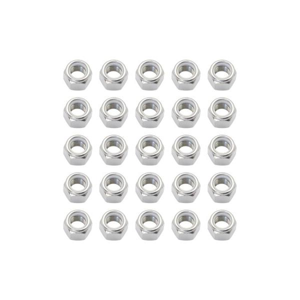 #6-32 ロックナット -  304ステンレススチールハードウェアロックナット - 丈夫で錆びにくいファスナー 家の修理やプロのプロジェクト用 100個パック商品コード：49081119992型番：MN-N0194サイズ：#6-32カラー...