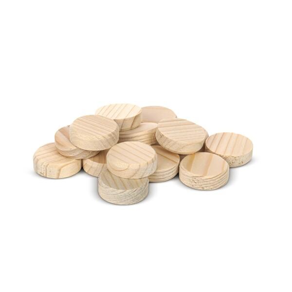 Tolux社製木栓30mm、木材ねじカバー、木材の節穴・欠損やドリルの穴を塞ぐための木栓。寸法：30 x 9 mm、１パック：15個入商品コード：49081120290型番：tolux_woodenplugs_30x9_15pcsサイズ：D...