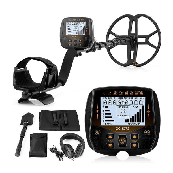 Hazlewolke ダブルD金属探知機 高感度 防水サーチコイル ピンポイント 識別モード LCDバックライトディスプレイ 宝探し ゴールド探知機商品コード：49081121000サイズ：XX-Largeカラー：オレンジ, 黄色「防水DD...