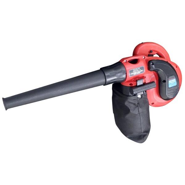 (ナカトミ) ブロワバキューム 2WAY ブロワー バキューム 電源コード式 軽量 風速・風量調節6段階 ワイド スキマ ホース ダストバッグ容量:2L ゴミ 掃除 ドリームパワー ブロワバキユーム EBV-500D レッド商品コード：49...