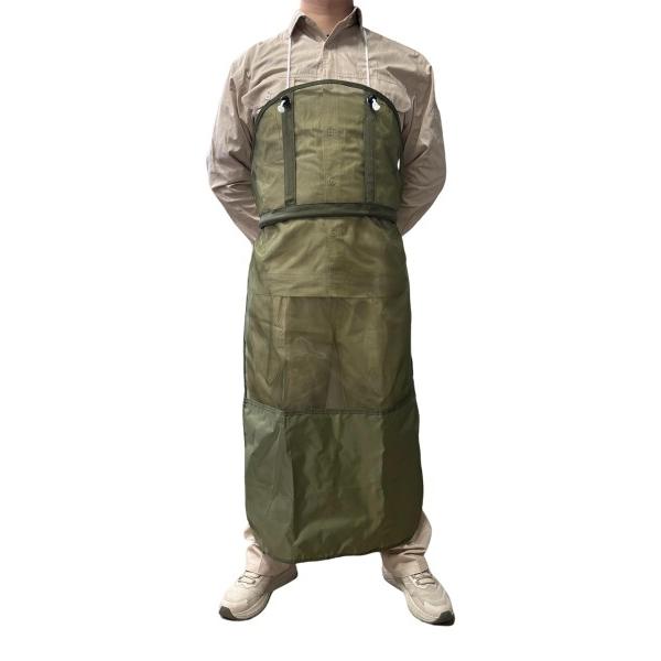 (SUZUHO) 草刈りエプロン クサカリ ワンタッチ エプロン 作業用 半メッシュ 丈夫 発生性 通気性 涼しい 軽量 AMMSAAVA02GR (グリーン)商品コード：49081121146型番：AMMSAAVA02GRサイズ：Free...