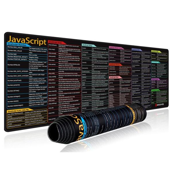 excovip JavaScript ショートカットキー マウスパッド 大型 80x30x0.2 cm 滑り止め エッジのステッチ デスクトップパソコン ノートパソコン 学習 オフィス 寮 ビジネス 0426商品コード：4908112132...