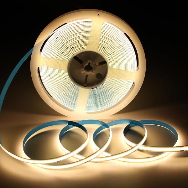ShineBurky COB ledテープライト 10m 24V 電球色 3000K CRI93+ 高輝度 テープライト 間接照明 切断可能 取付簡単 非防水 寝室/お部屋/インドア/アウトドア 飾り DIY商品コード：4908112219...