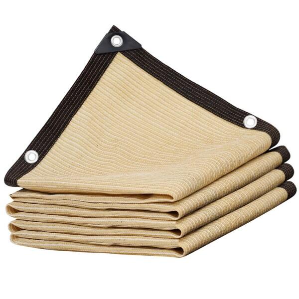 Esforzarse 2.0m x 2.0m 日除け シェード サンシェード 抗紫外線ネット 遮光ネットシェード アウトドア 日除けシェード 屋外 風通しもよい 撥水 UVカット ベランダ カーポートルーフ ヤード パーティー 廊下 屋外裏...