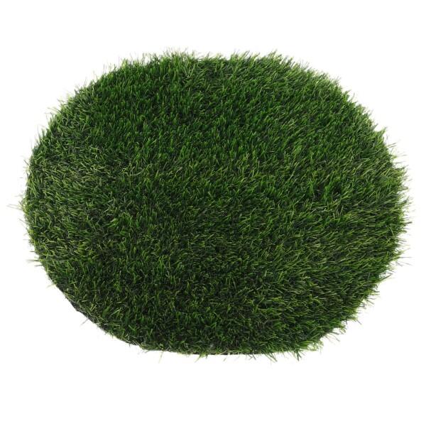 Gogogmee リアル人工芝マット 15.75インチ 丸型 ターフタイル 屋外パティオ ダイニングテーブル センターピース バルコニー ガーデン装飾 フェイクグラス商品コード：49081122979リアルな人工芝の質感と色彩:高精度プラス...