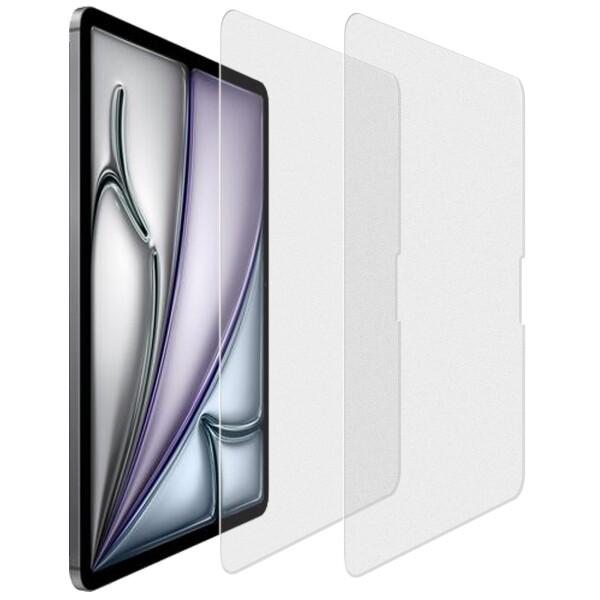 【発売日：2025年05月20日】KPNS アンチグレア 日本素材製 iPad Pro 13 2024 / iPad Air 13 2024 用 さらさら ガラスフィルム サラサラ 強化ガラス 反射防止 指紋防止 指滑り ゲーム用 保護フィ...