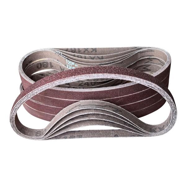 KINGMAX ベルトサンダー 替えベルト セット#60/120/180/240/400×各5本 YOIbuy PRO等対応 木材・金属研磨の全工程をこれ1セットで KP13457商品コード：49081123910型番：KP13457サイズ...