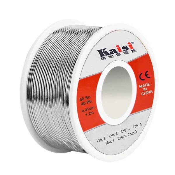 低温ハンダ 低融点ハンダ ハンダワイヤーリール 0.3mm 50g 極細 ハンダ線 低温はんだ はんだフラックス含有量が高い 糸半田 はんだ 鉛入り フラックス ハンダ 溶接用品 工場作業用品 精密回路に適用 DIY作業工具商品コード：49...