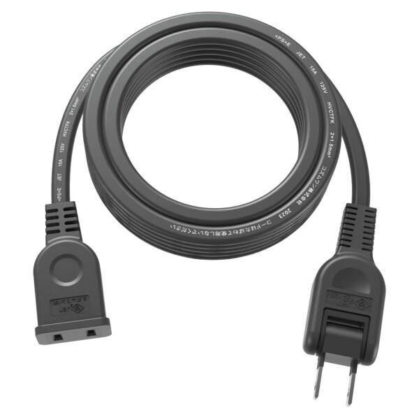 延長コード 1個口 コード 延長ケーブル 収納 コンセント 短い 電源ケーブル 0.1ｍ-10ｍ選択 冷蔵庫 シンプル ACプラグ接続 ホワイト ブラック PSEマーク 電源増設 交換 トラッキング火災予防 絶縁キャップ付き スイングプラグ...