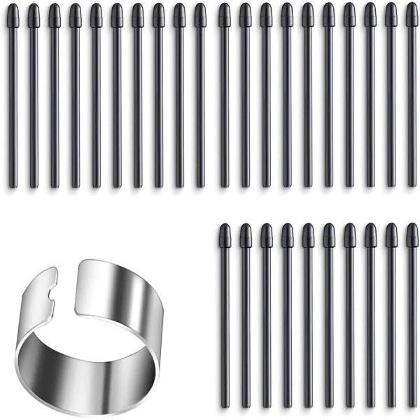 HUIKKJP 互換品 ワコム 替え芯 Wacom Pro Pen 2用 標準芯 30個入 ペンタブレット用 構図 設計 イラスト 芯抜き付き 描画 プロペン2対応（ブラック）商品コード：49081125683カラー：ブラック豊富で多様な置...