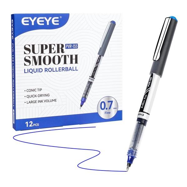EYEYE ボールペン ブルー ペンセット 12本パック 0.7 mm ローラーボールペン ゲルインキ 滑らかな書き心地 オフィス 学校用品商品コード：49081126058型番：PVR155サイズ：0.7mmカラー：ブルー【仕様】優れた品...