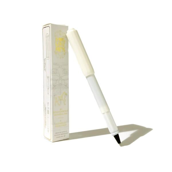 観覧車プレス、ローラーボールペン、アクリルブレンドボディ、エアシールクリックロックキャップ、フレンチバニラ、ホワイト、細字ペン先。商品コード：49081126162型番：RDBT-F-FVサイズ：Fiineカラー：WhiteComvines...