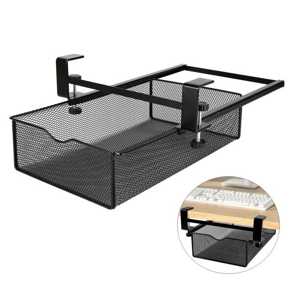 voocye 後付け引き出し テーブル下収納ラック デスク下 収納 引き出し 後付け 机下 穴あけ不要 小物入れ 事務用品/文房具/リモコン/アクセサリー 収納(ブラック)商品コード：49081128097型番：Storage-rackカラ...