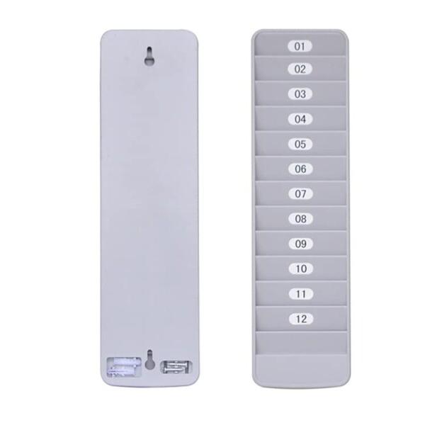 タイムカードラック icカード ホルダー 壁掛け 立て掛け シール 取付ネジ付き カードホルダー タイムカード収納 IDカード 12人用商品コード：49081128484サイズ：小型カラー：黒タイムカードラック icカード ホルダー 壁掛け...