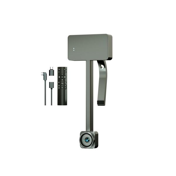 Webカメラ 4k PC用 ウェブカメラ モニター用 リモコン付き Ultra HD 1/2.55'' センサー オートフォーカス 10X デジタルズーム &amp; プライバシー保護 ビデオ通話/Zoom対応 (グレー)商品コード：490...