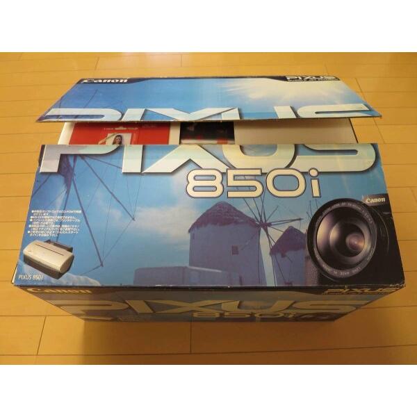 Canon PIXUS 850i商品コード：49081129167型番：850iサイズ：418mm×274mm×159mmインクジェット (SFP)カラーインク(色):4CD/DVD印刷:対応メモリスロット:非搭載フチなし印刷:対応 / 自...