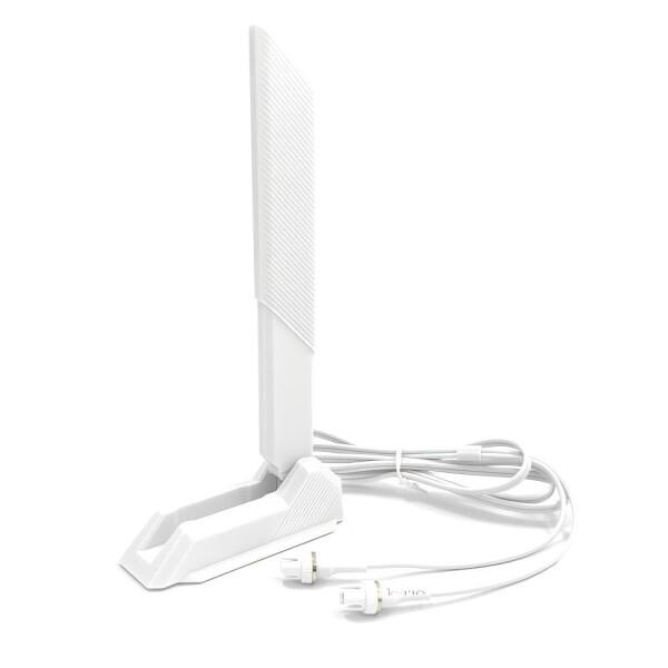 HSSDTECH 2.4GHz/5GHz/6GHz WiFi 7アンテナ802.11BEトライバンドBluetooth5.4 WiFiルーター 磁気ベース延長ケーブル付きASUS 用 ROG TUF B840 B840M B850 B850...