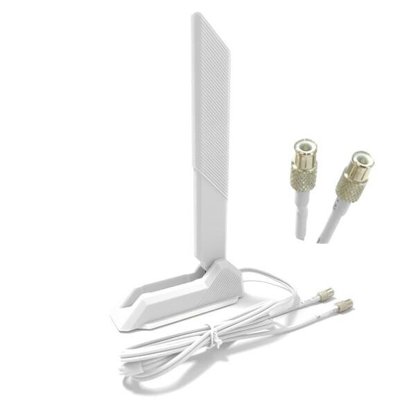 HSSDTECH WiFi7 アンテナ 3バンド - 6GHz/5GHz/2.4GHz &amp; Bluetooth MSI 用 Z790/X870/B860/B850/B760対応 電波感度大幅向上 ゲーム/ストリーミングに適合-拡張w...