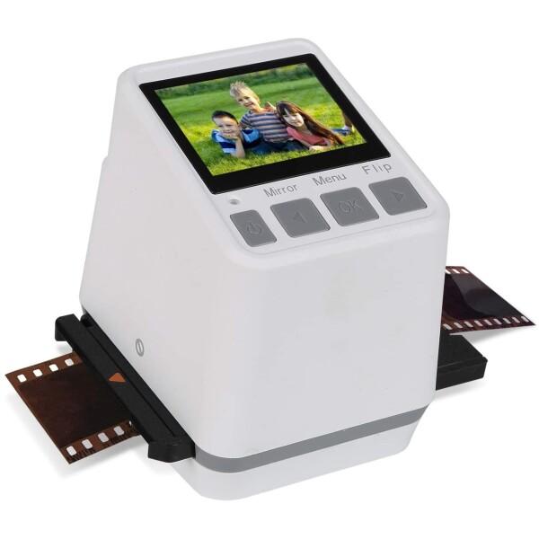 VIPIH フィルムスキャナー ネガフィルム 2200万画素 2.4インチスクリーン 35mm 135/126KPK/110/スーパー8/白黒ネガ/スライド リバーサルフィルム TF/SD 保存 デジタル化 写真スキャナー デジタル化 説明...