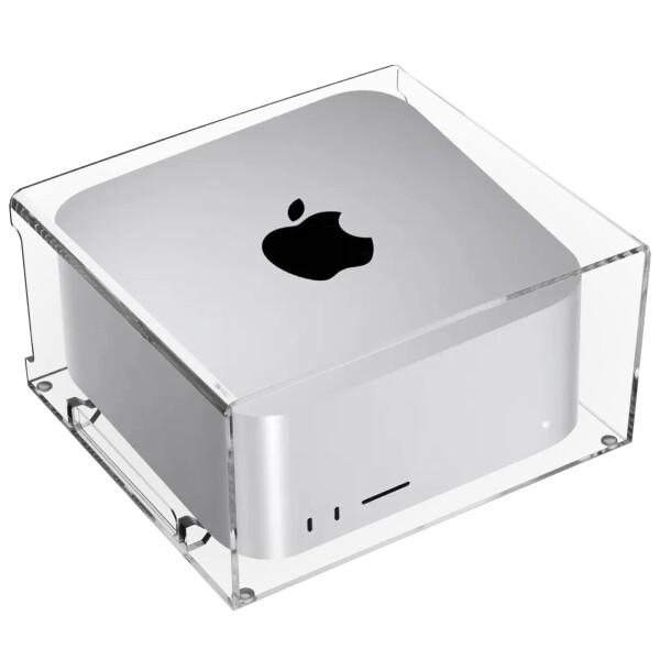 CaSZLUTION アクリルデスクトップスタンド Apple Mac Studio用 スタンドホルダー Mac Studio M4/M2/M1 Max、Mac Studio M3/M2/M1 Ultra、Mac mini M1 M2 M2...
