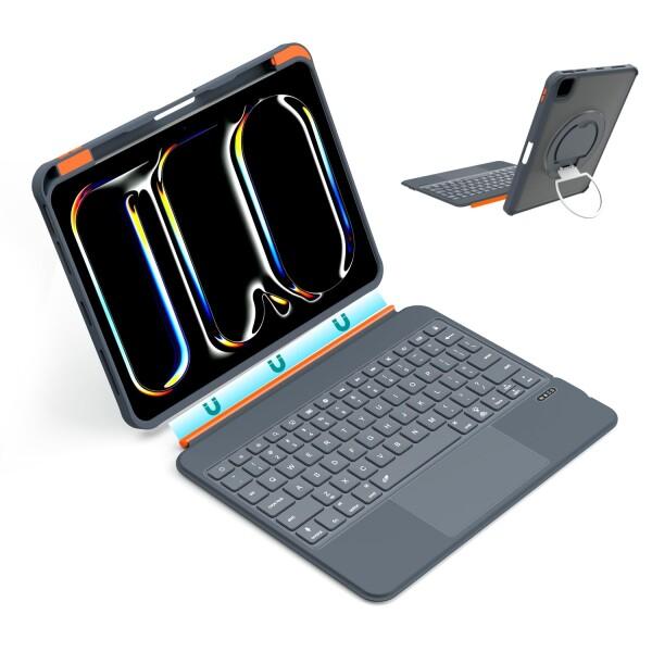 Seagtigau iPad Pro 11 (第1/2/3/4世代) &amp; Air 11インチ M3/M2 &amp; iPad Air 5/4 &amp; iPad 第11/10世代 対応 キーボードケース (US QWERTY配列...