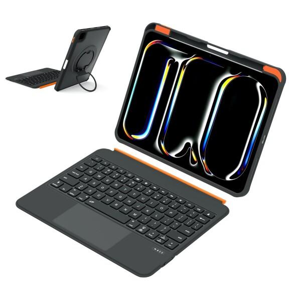 Seagtigau iPad Pro 11 (第1/2/3/4世代) &amp; Air 11インチ M3/M2 &amp; iPad Air 5/4 &amp; iPad 第11/10世代 対応 キーボードケース (US QWERTY配列...
