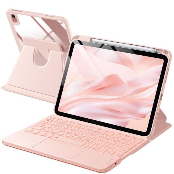 HETHOT iPad用 キーボード付きケース - (A16)第11世代 11インチ2025/第10世代 10.9インチ2022 JIS日本語配列 360 度回転 軽量・全面保護 防汚材質 静音キー7 色レインボーバックライト 2台のiOS...
