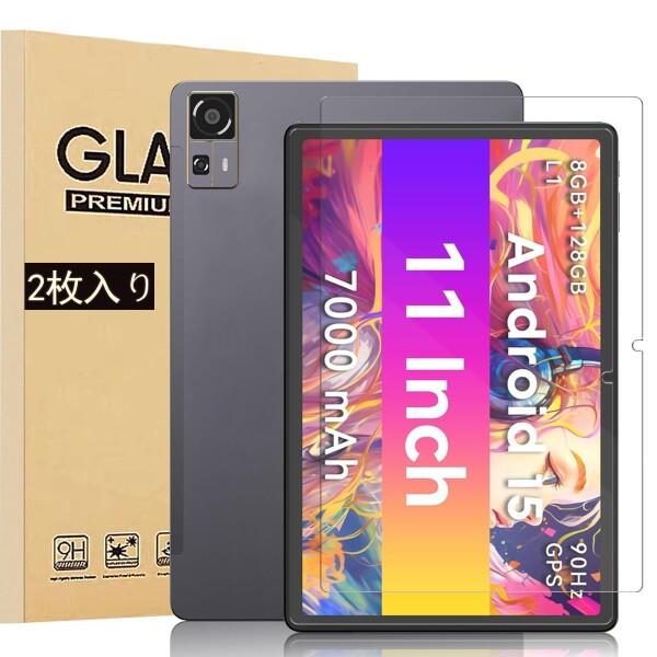 (2枚セット) For CHUWI AuPad/FPD CP11-J1 強化ガラス 保護フィルム 11 インチ タブレット 保護フィルム RUIXH 防水 防油 指紋防止 超薄型 飛散防止 高光透過率 高感度タッチ 硬度9H 耐衝撃 タブレ...