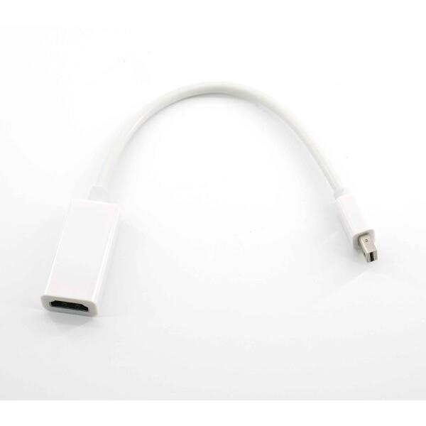 VECASDEN Mini Displayport to HDMI 変換アダプター Thunderbolt to HDMI 変換 4k Macbook、Macbook Pro、Macbook Air、Mac、Mac Miniなど対応 (Wh...