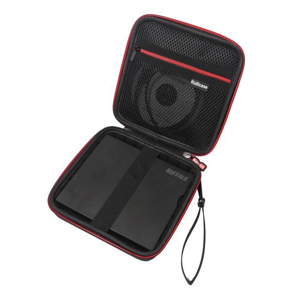 Ruilicase BUFFALO バッファロー 外付け ドライブ用収納ケース BUFFALO USB3.1(Gen1)/3.0 外付け DVD/CDドライブ DVSM-PTV8U3、DVSM-PLV8U2、DVSM-PUV8U、DVSM-...