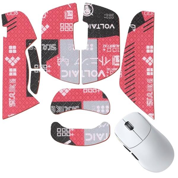 Lamzu Thorn 用 マウスグリップ テープ  Lamzu Thorn ゲーミングマウス 用 滑り止めグリップテープ 極薄 優れる吸水性 アンチスリップ テープ ゲーミングマウス用 (レッド)商品コード：49081131584型番：S...