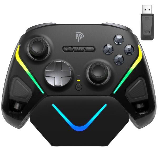 【発売日：2025年07月30日】EasySMX コントローラー PC Switch 2 Steam Deck IOS Android 、充電ドック、RGB バックライト、TMR ジョイスティック付きゲーム コントローラー、Switch ゲ...