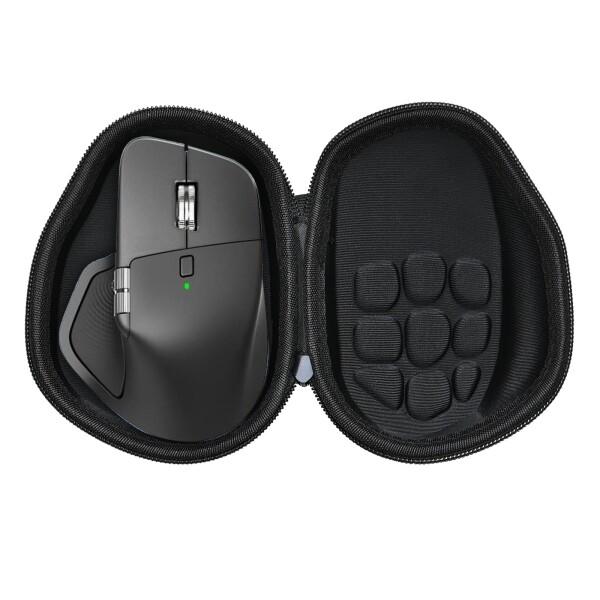 Wanaiha ロジクール MX Master 4/3 マウス用収納ケース, ブラック, 専用保護ケース (Burakku)商品コード：49081131897型番：Mxmasterカラー：Burakku高品質なEVAハードシェルケースは、耐...