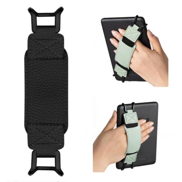 WBLDBB タブレットバンド 片手持ち 落下防止 安全ハンドストラップ タブレットPC用安全ハンドストラップ 取り外せる 6-8インチ対応 タブレット用 (黒色)商品コード：49081132726型番：202587752カラー：黒色対応サ...