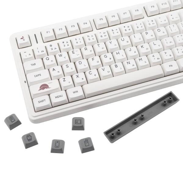 131キー日没テーマPBTキーキャップXDA輪郭熱昇華キーキャップセットCherry/Gateron MXスイッチメカニカルキーボード用（ホワイトグレー）商品コード：49081132982型番：XDA131幅広い適用範囲: 基本セット108...